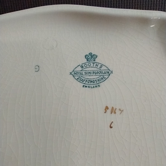 Booths | Dining | Antique Booths Royal Semi Porcelain Cobalt Blue ...